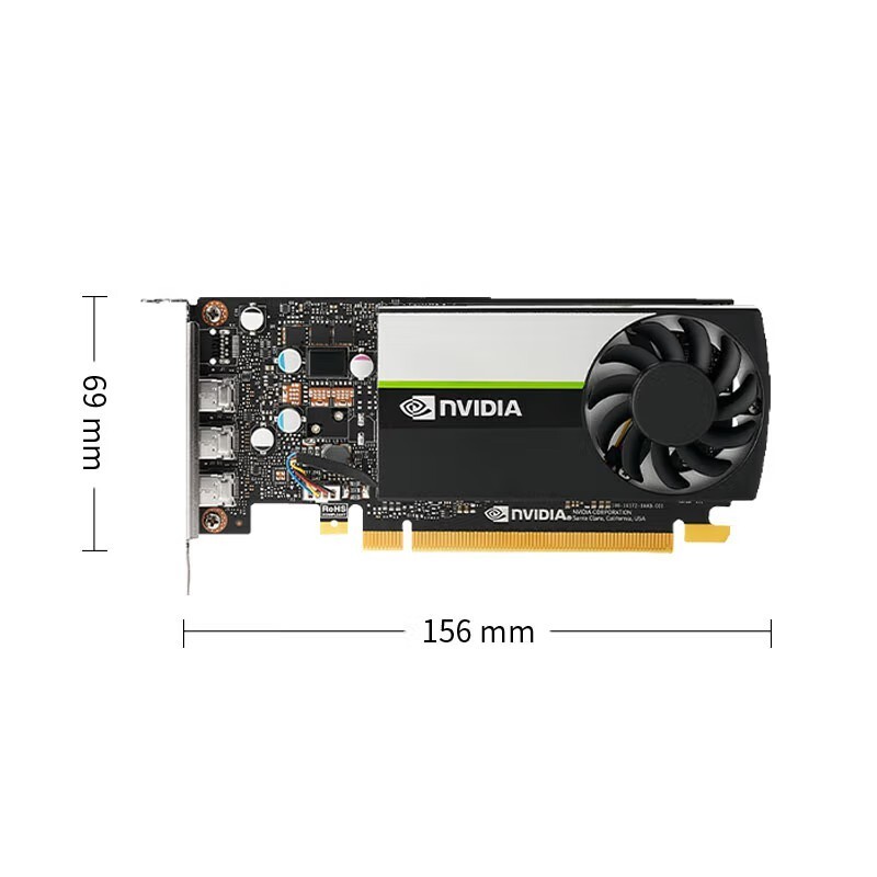 ODM 4G NVIDIA Gpuの加速装置のグラフィックス・カードQuadro T400 2gb Gddr6